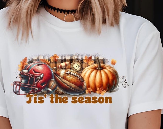 Tis the Season Sweatshirt, Fall Pumpkin Shirt, Football Shirts for ...