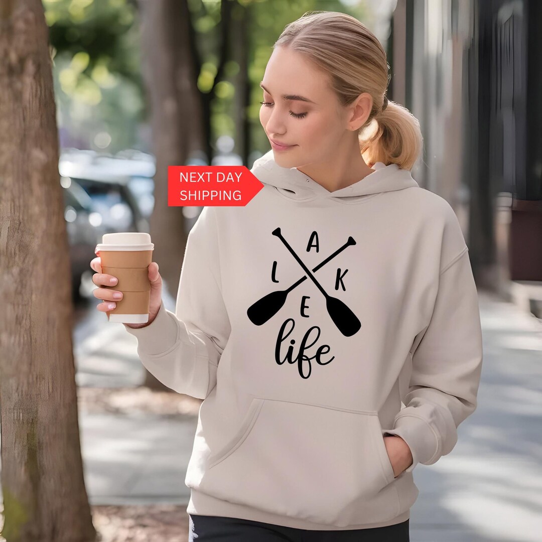 Lake Life Sweatshirt, Lake Hoodie, on the Lake Hoodie, Travel Lover ...