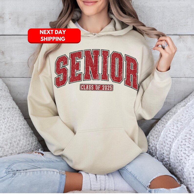 Senior 2025 Graduate Shirt, College Senior T-shirt, Retro High School ...