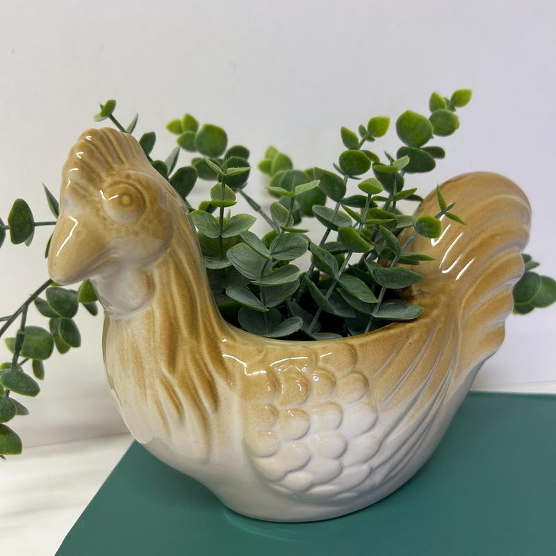 Hen Planter - Etsy
