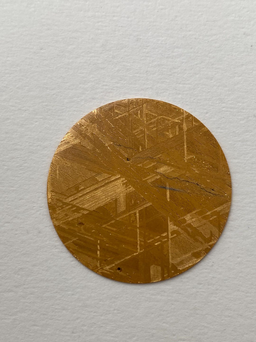 Meteorite Watch Dial 37mm X 0.8mm Muonionalusta Gold - Etsy