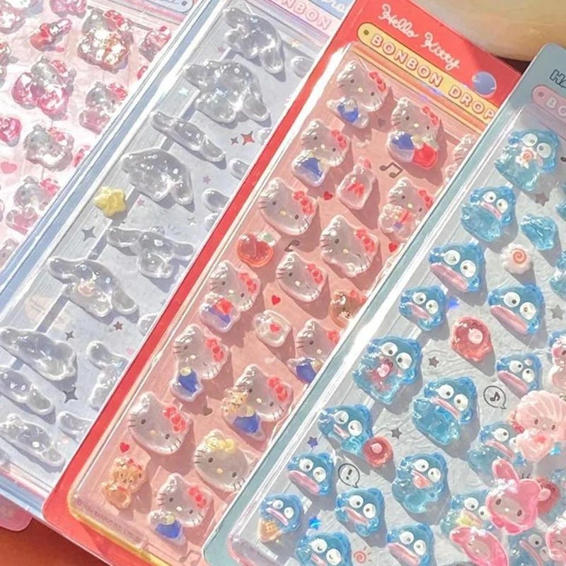 Puffy Stickers - Etsy