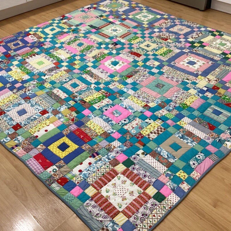 Patchwork Quilts - Etsy UK