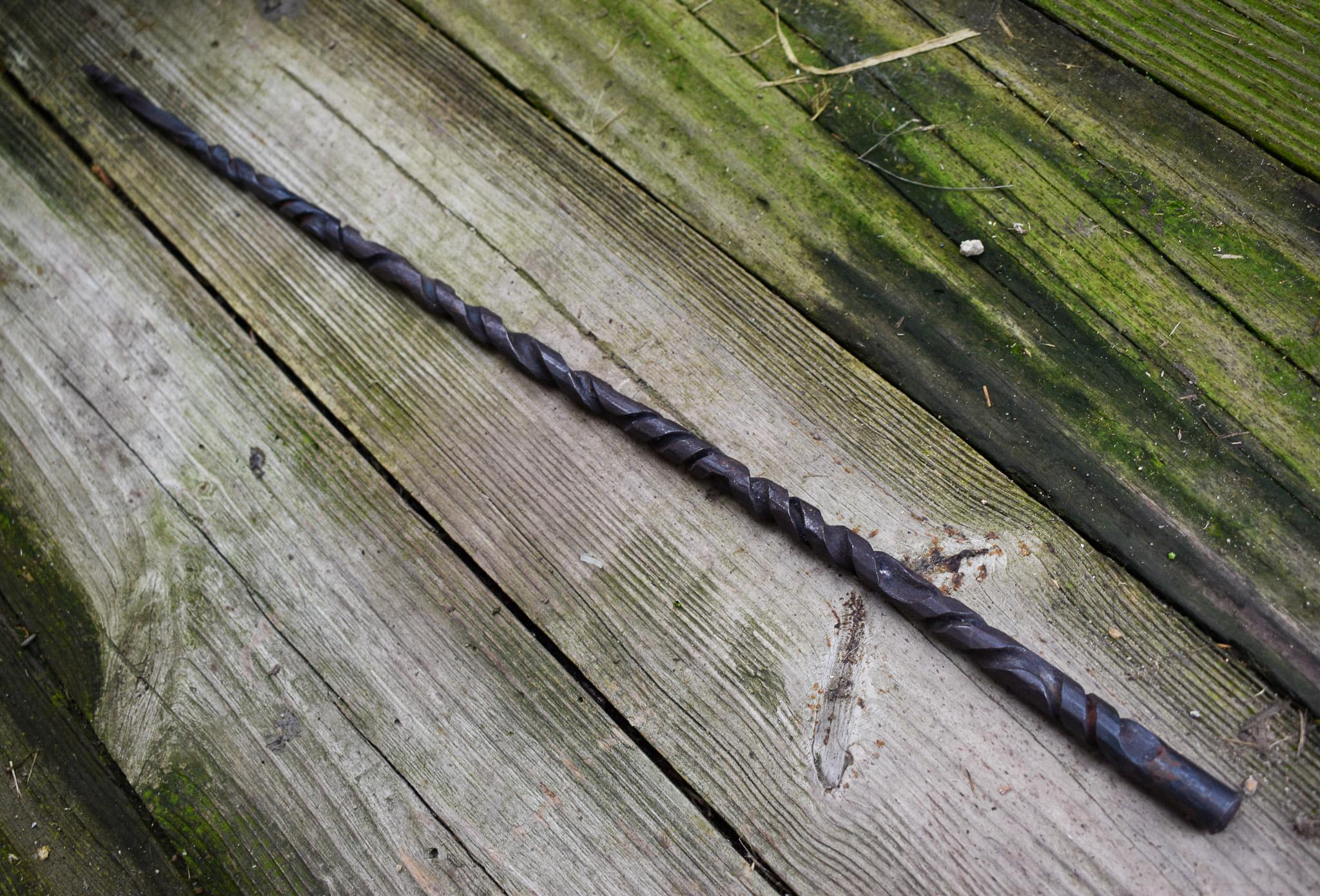 Hand Forged Black Magic Wand - Etsy