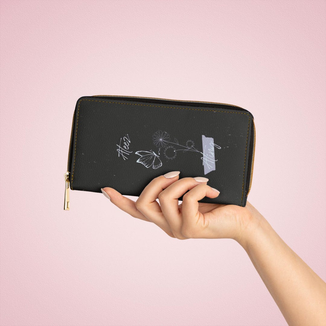 Kpop Zipper Wallet: Ateez and Atiny Fans Gift, Concert Merchandise ...