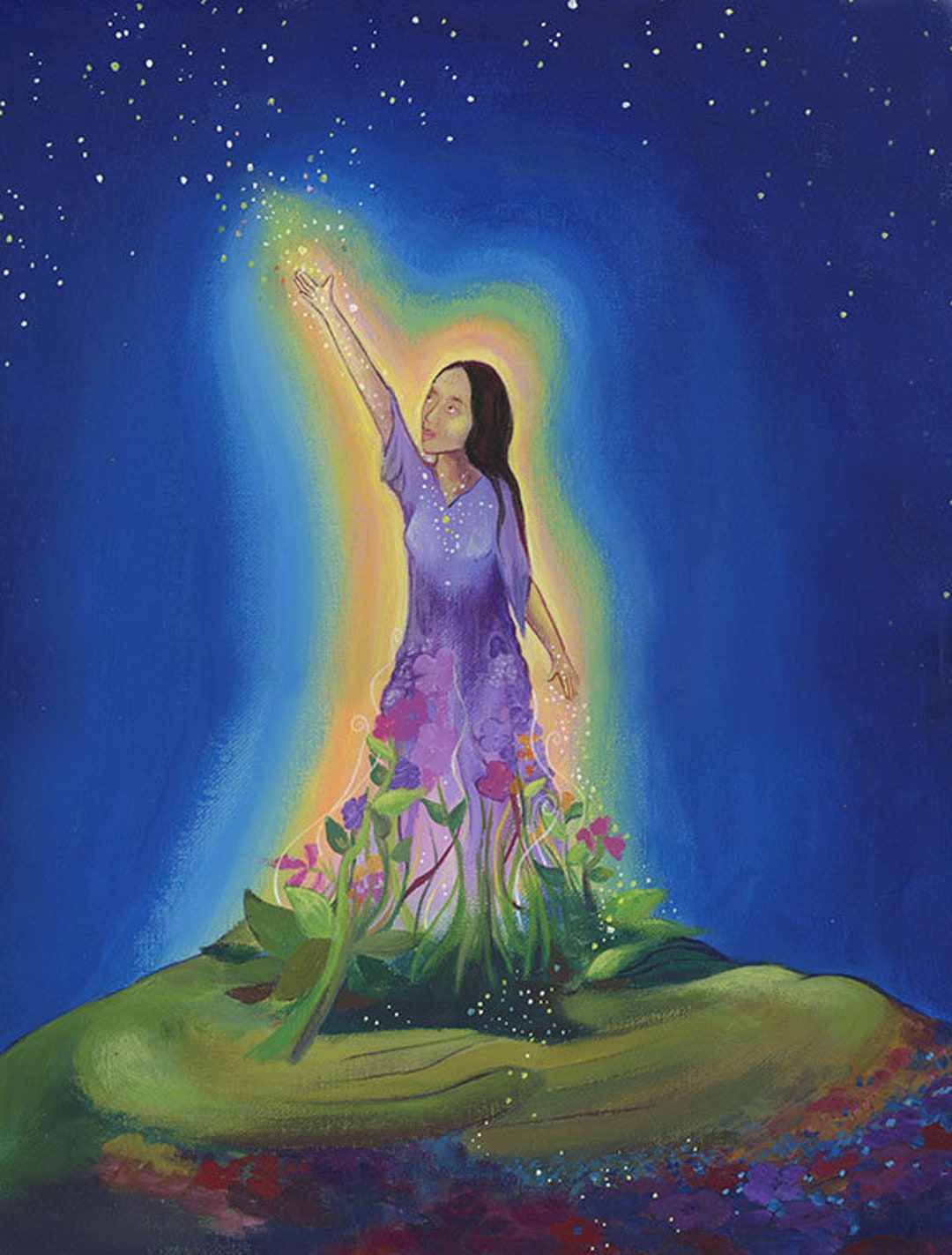 Pathway to the Stars - Original Painting - Etsy