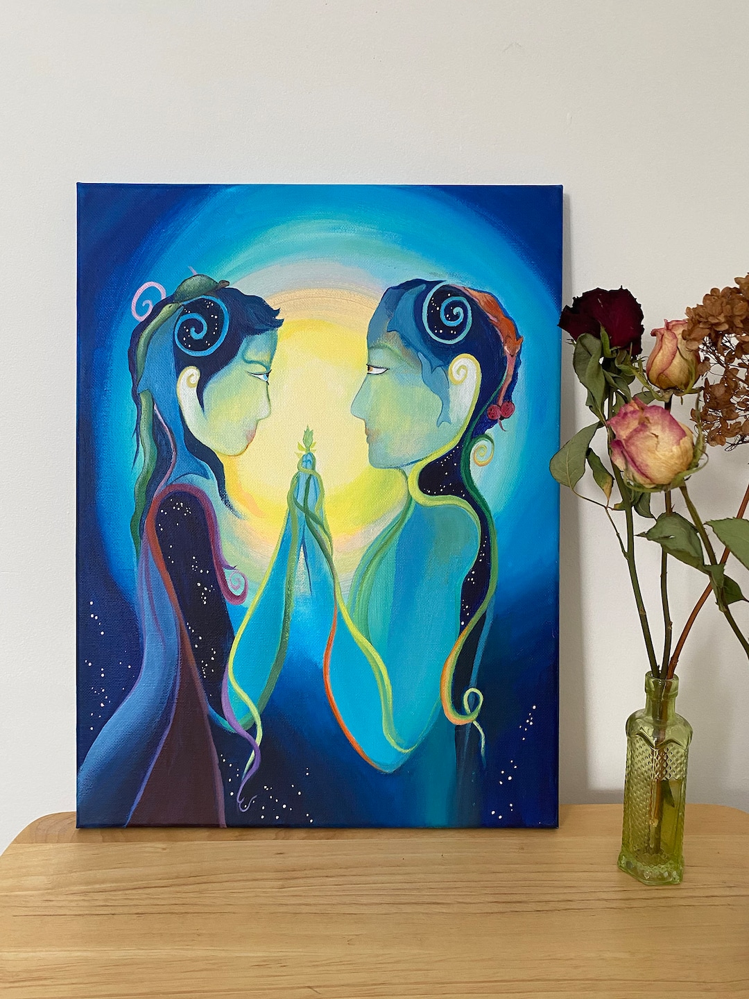 Original Painting of "recognize Yourself in the Other" - Etsy