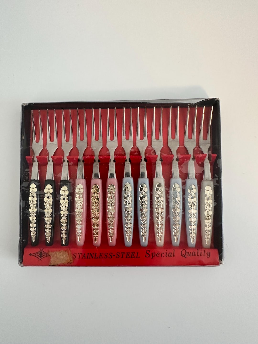 Mid Century Cocktail Forks Vintage Appetizer Forks Retro Pickle Forks Party Forks Bar Ware ...