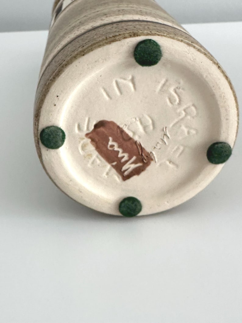 Signed Israeli Pottery Vases – Mid-century Modern Studio Pottery, Bror ...