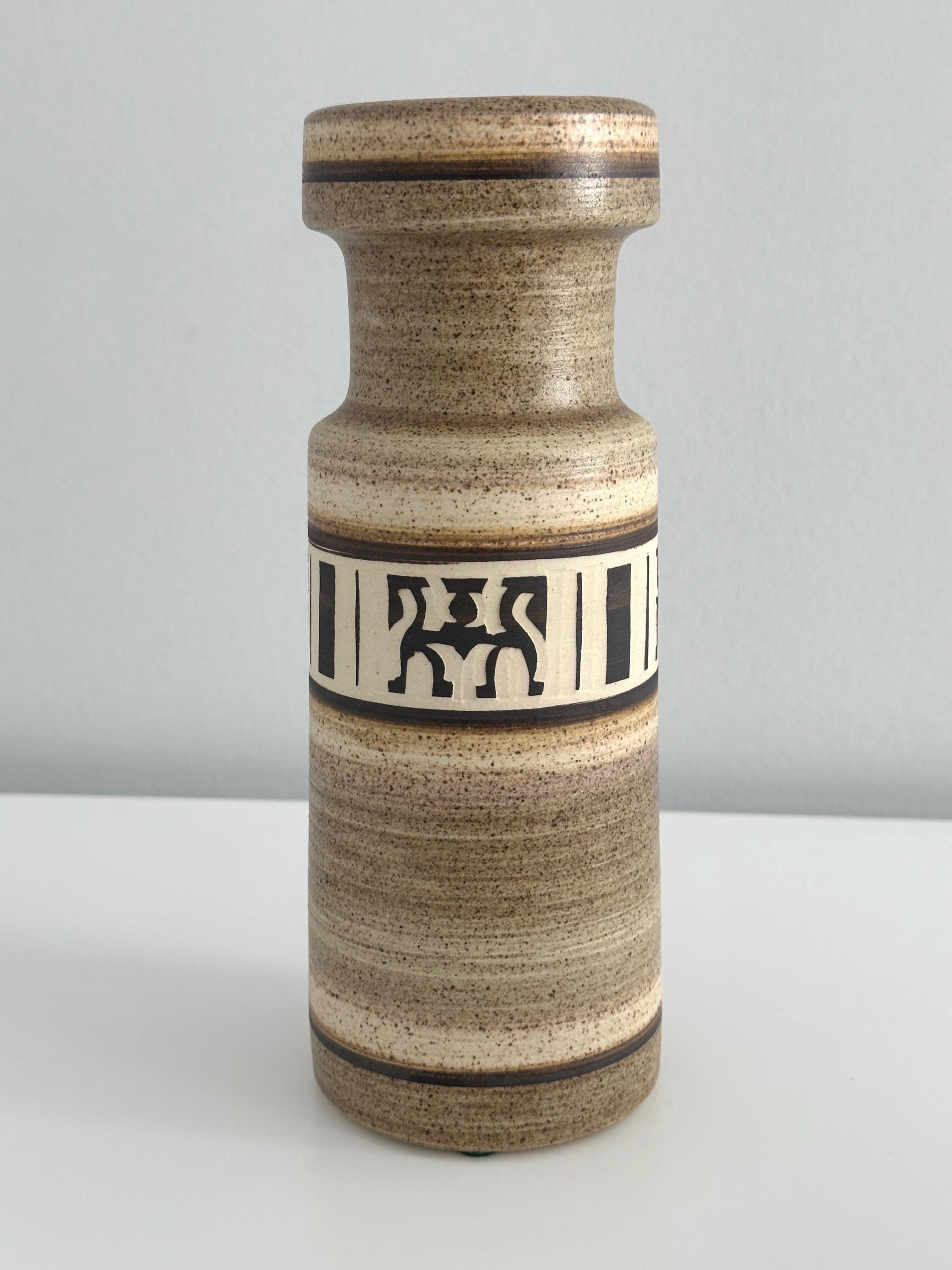 Signed Israeli Pottery Vases – Mid-century Modern Studio Pottery, Bror ...