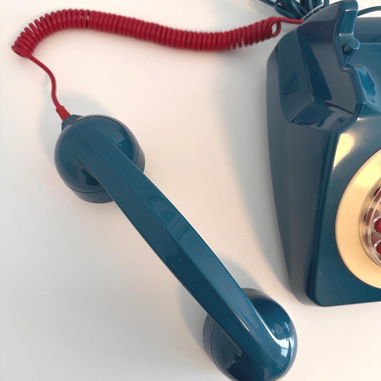 Retro Telephone Push Button Vintage Phone Blue Telephone Turquoise ...