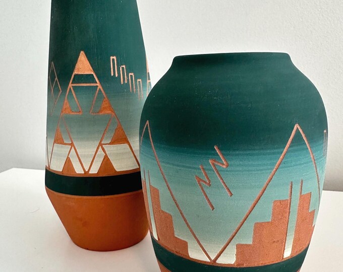 Sioux Pottery Vase Native American Traditional Art Pottery Vase First ...