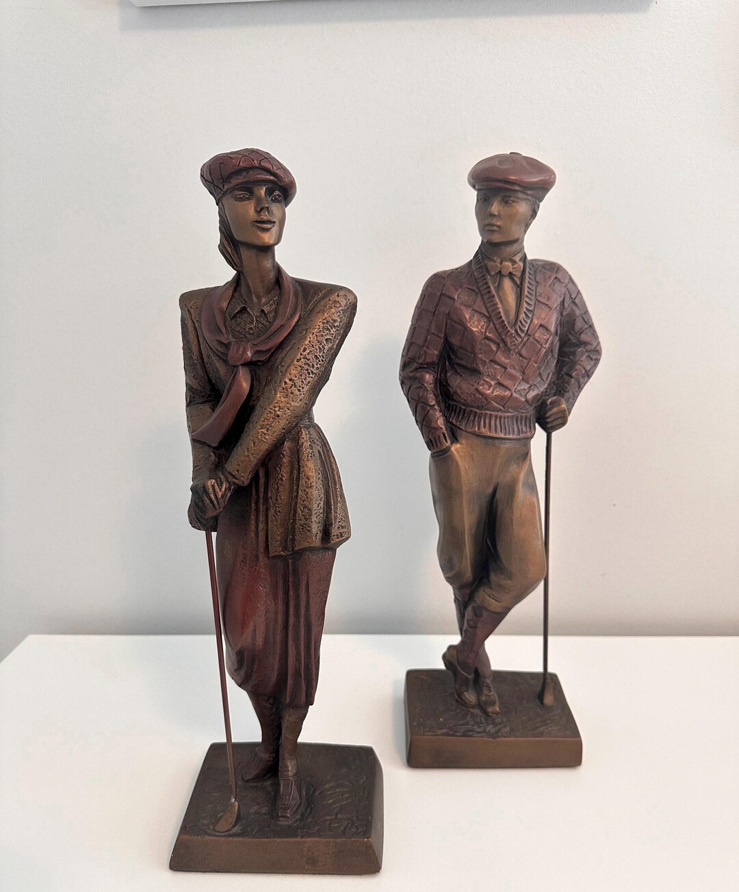 Vintage Austin Sculpture, Country Club Golfer Figurines Statues, Male ...