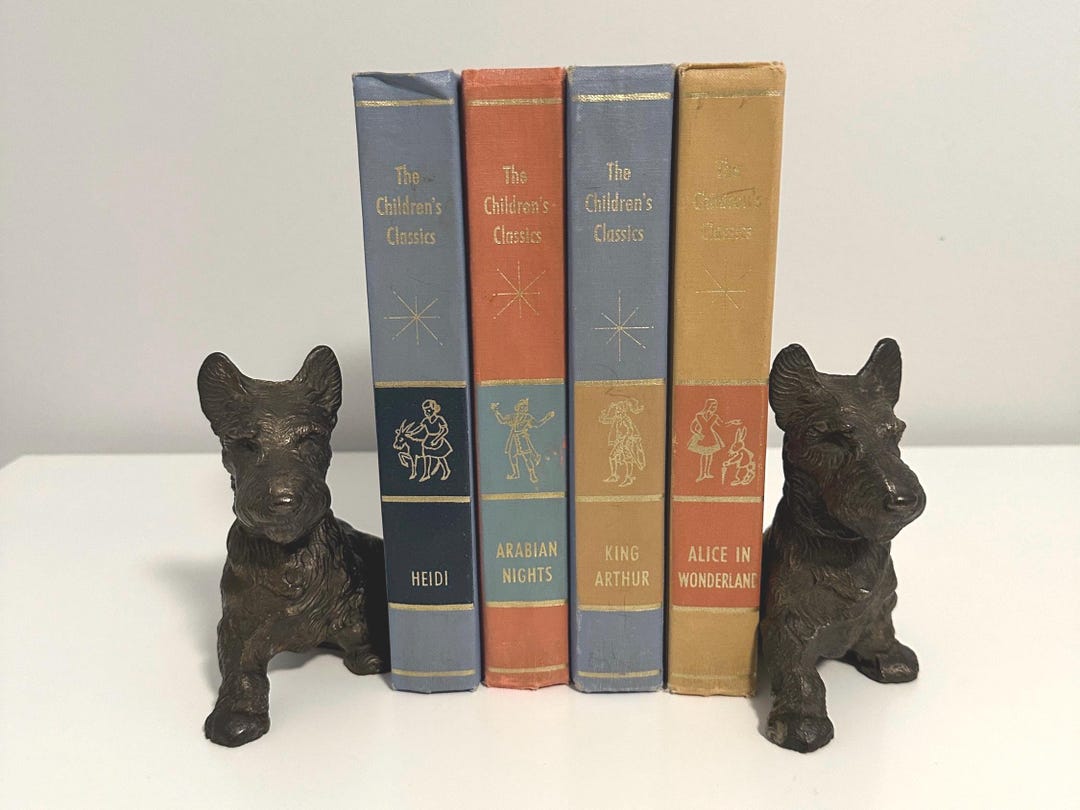 Set of Hubley Style Scottish Terrier Bookends Hubley Bookends Scottie ...