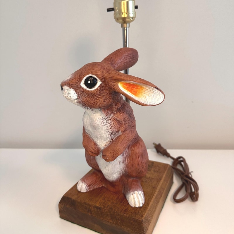 Rabbit Lamp - Etsy