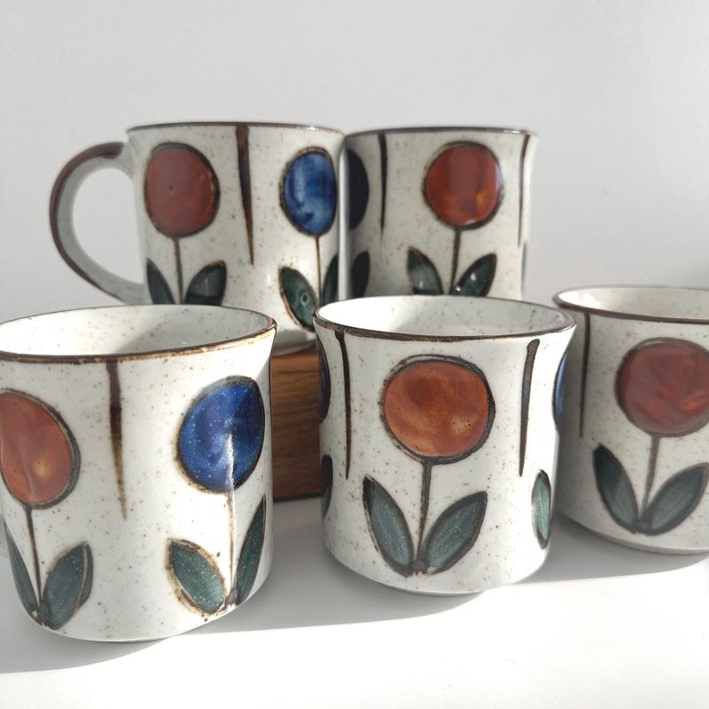 Mid Century Mug - Etsy