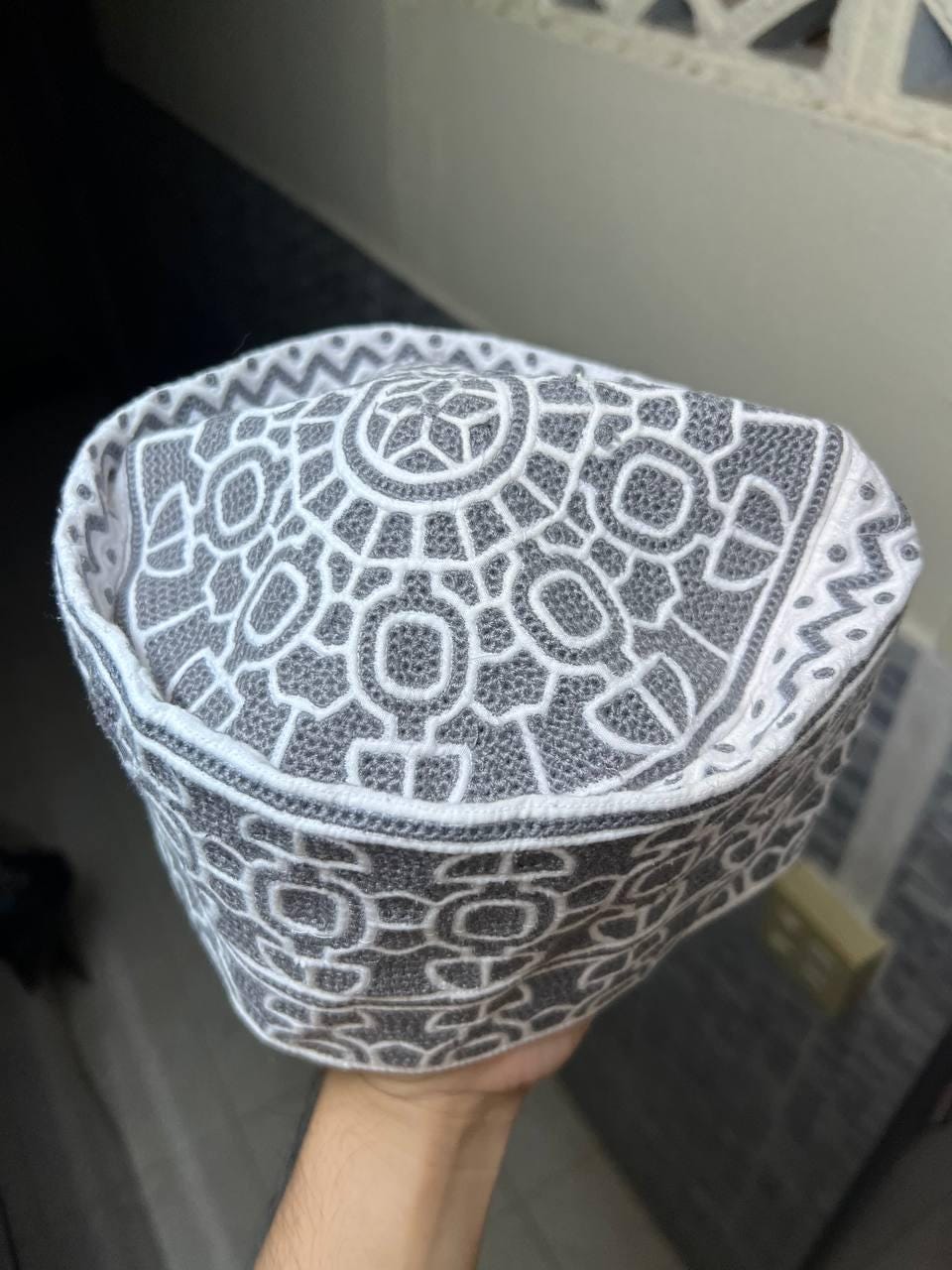 Omani Cap Size 22 Kufi Handmade Prayer Hat Cap Muslim - Etsy