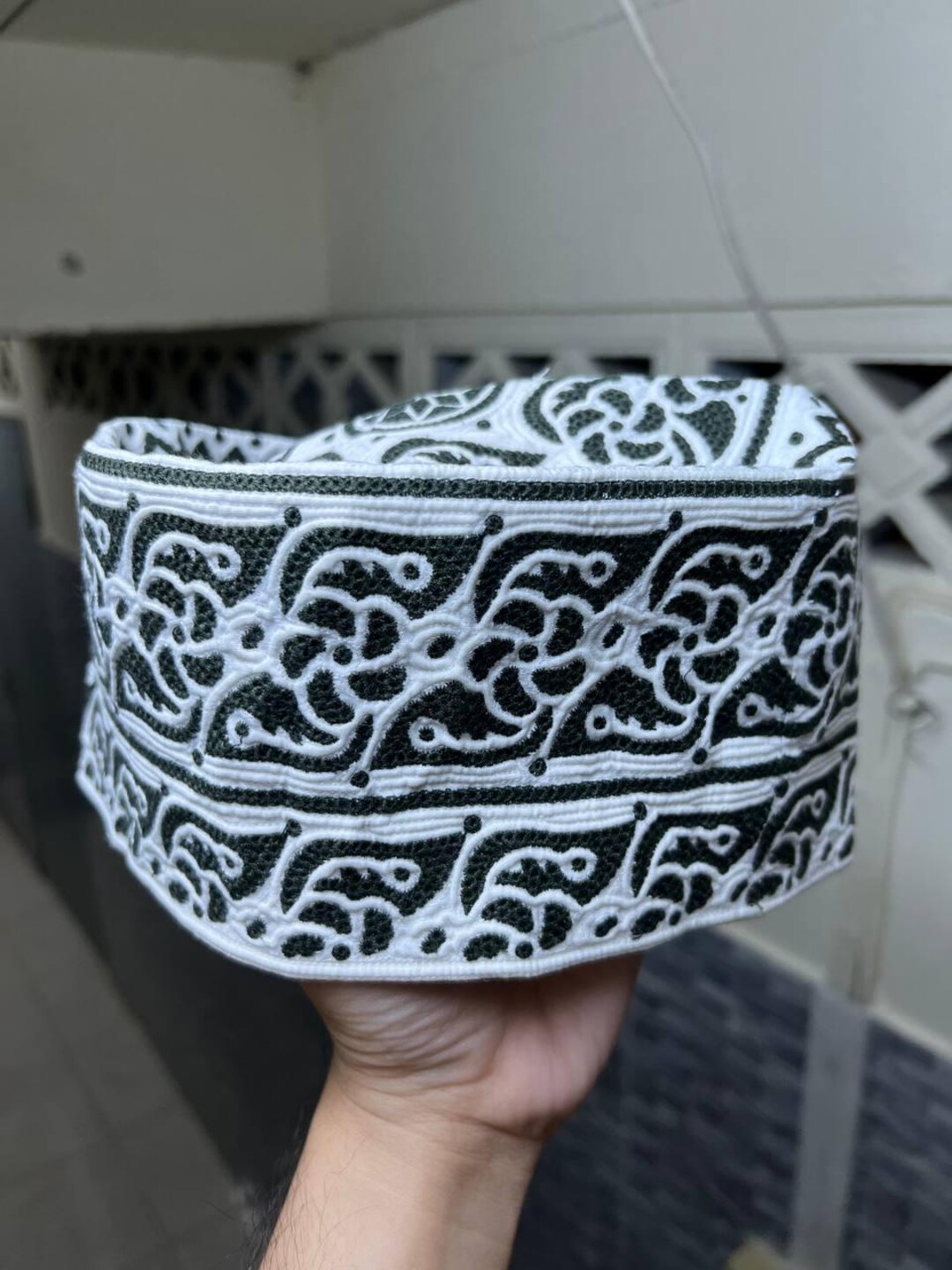 Natural Style Omani Black 21.5 Handmade Sunnah Clothing Muslim Mens Hat ...