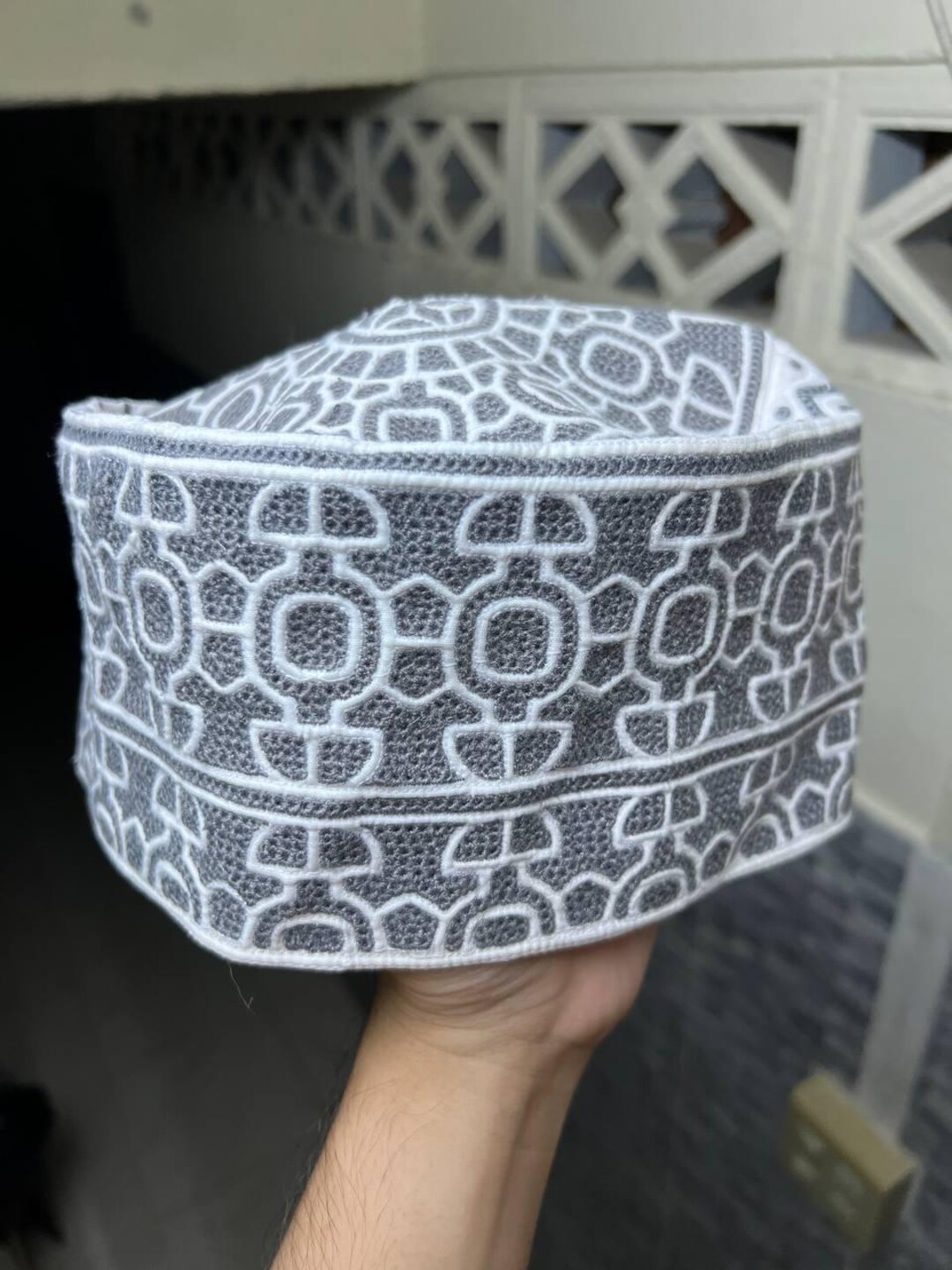 Omani Cap Size 22 Kufi Handmade Prayer Hat Cap Muslim - Etsy