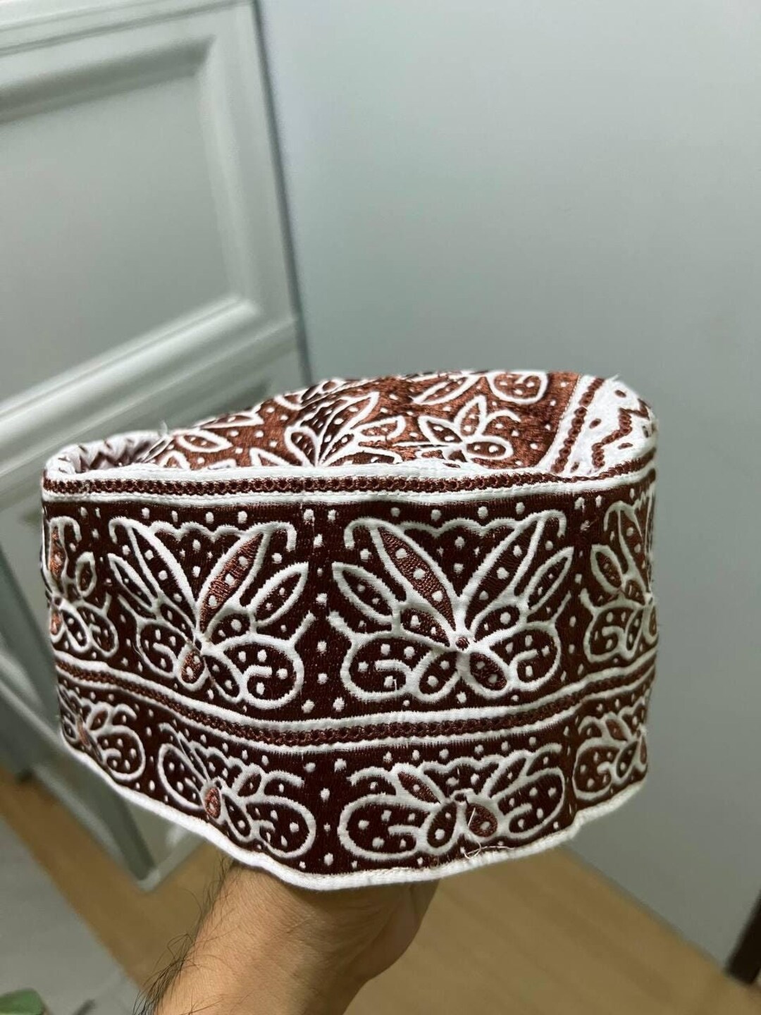 Copper Hat Size23 Islamic Kofi Omani Cap Islamic for Men Prayer Kuma ...