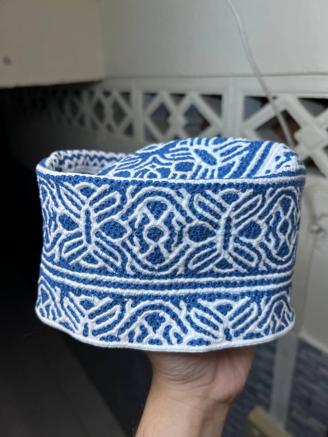Omani Hat 22 Blue Handsome Good Looking Prayer Ramadan Eid Cap Muslim ...