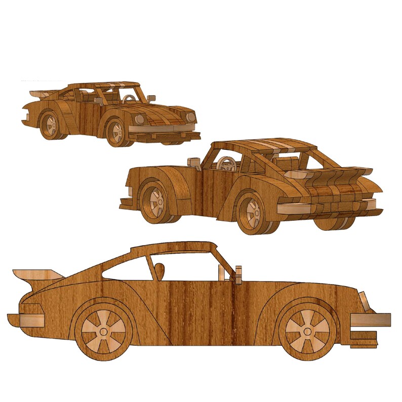 Plans and Templates, Wooden Toy Porsche 911 SC 1980, Instant Download ...