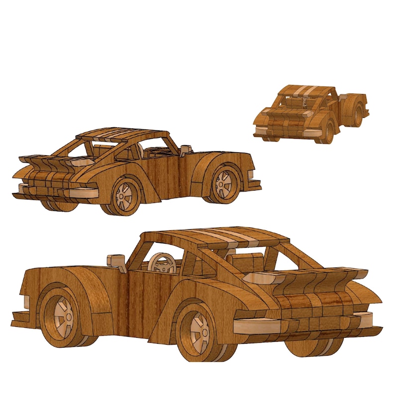 Plans and Templates, Wooden Toy Porsche 911 SC 1980, Instant Download ...