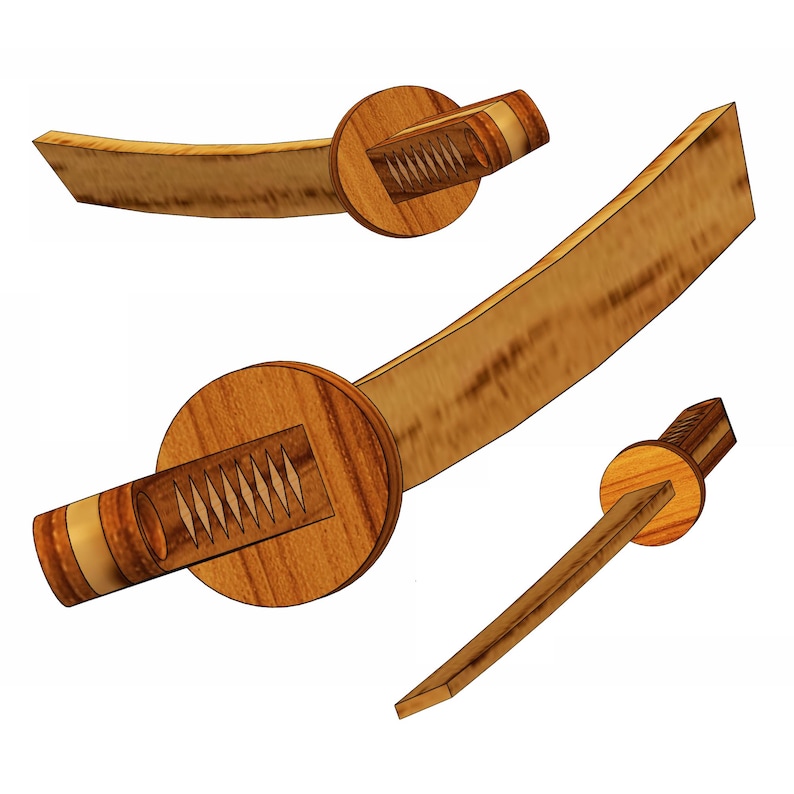 Plans and Templates, Wooden Toy KATANA Sword, Instant PDF Download - Etsy