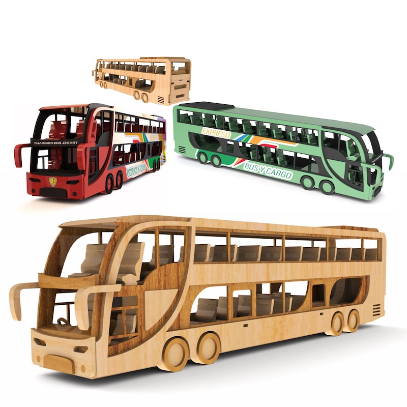 Paper Model Bus - Etsy