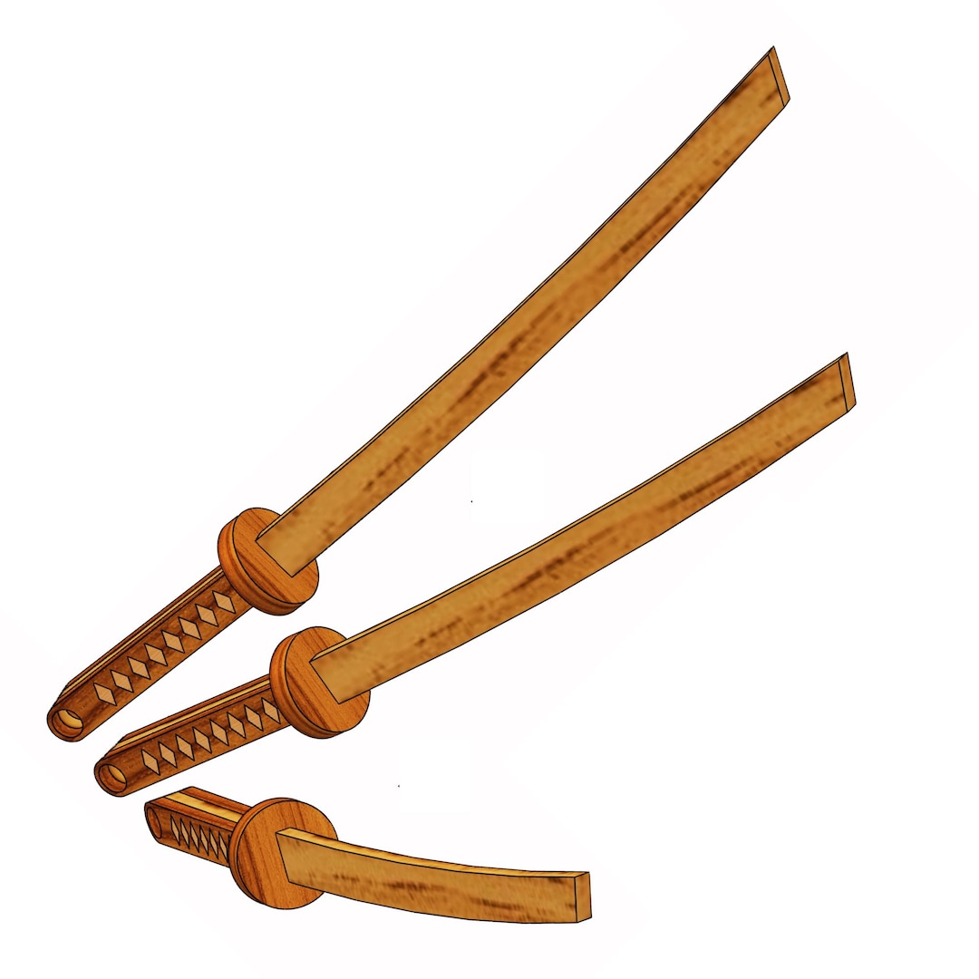 Plans and Templates, Wooden Toy KATANA Sword, Instant PDF Download - Etsy