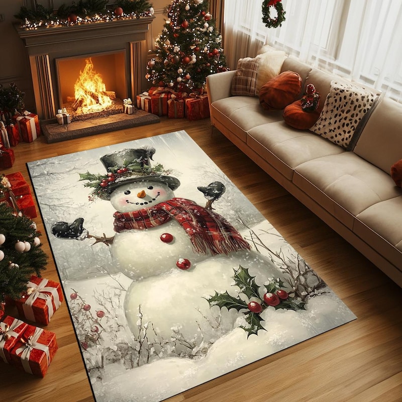 Snowman Print - Etsy