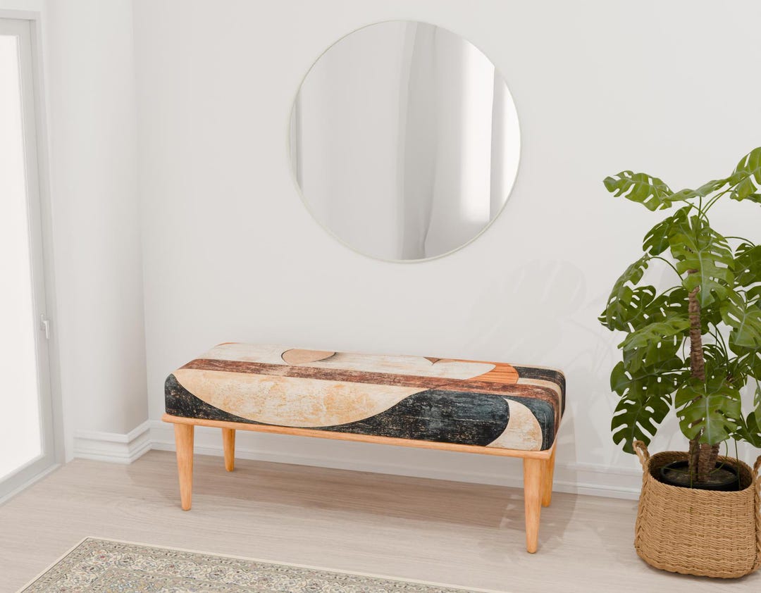 Artistic Bench, Corner Bench, Face Pattern Bench, Designer Bench ...