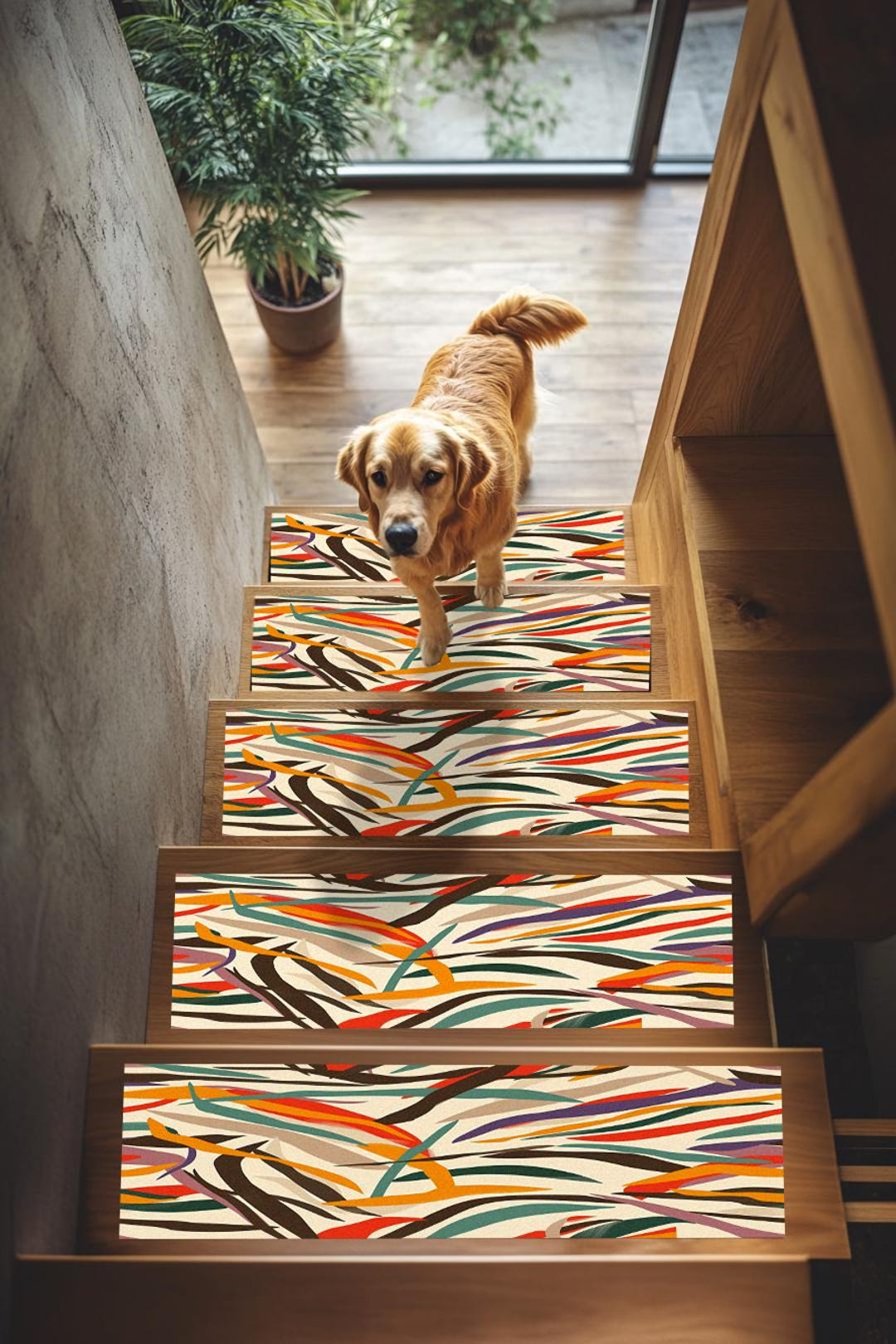 Bohemian Stair Covering, Designer Stair Treads, Luxury Stair Treads ...