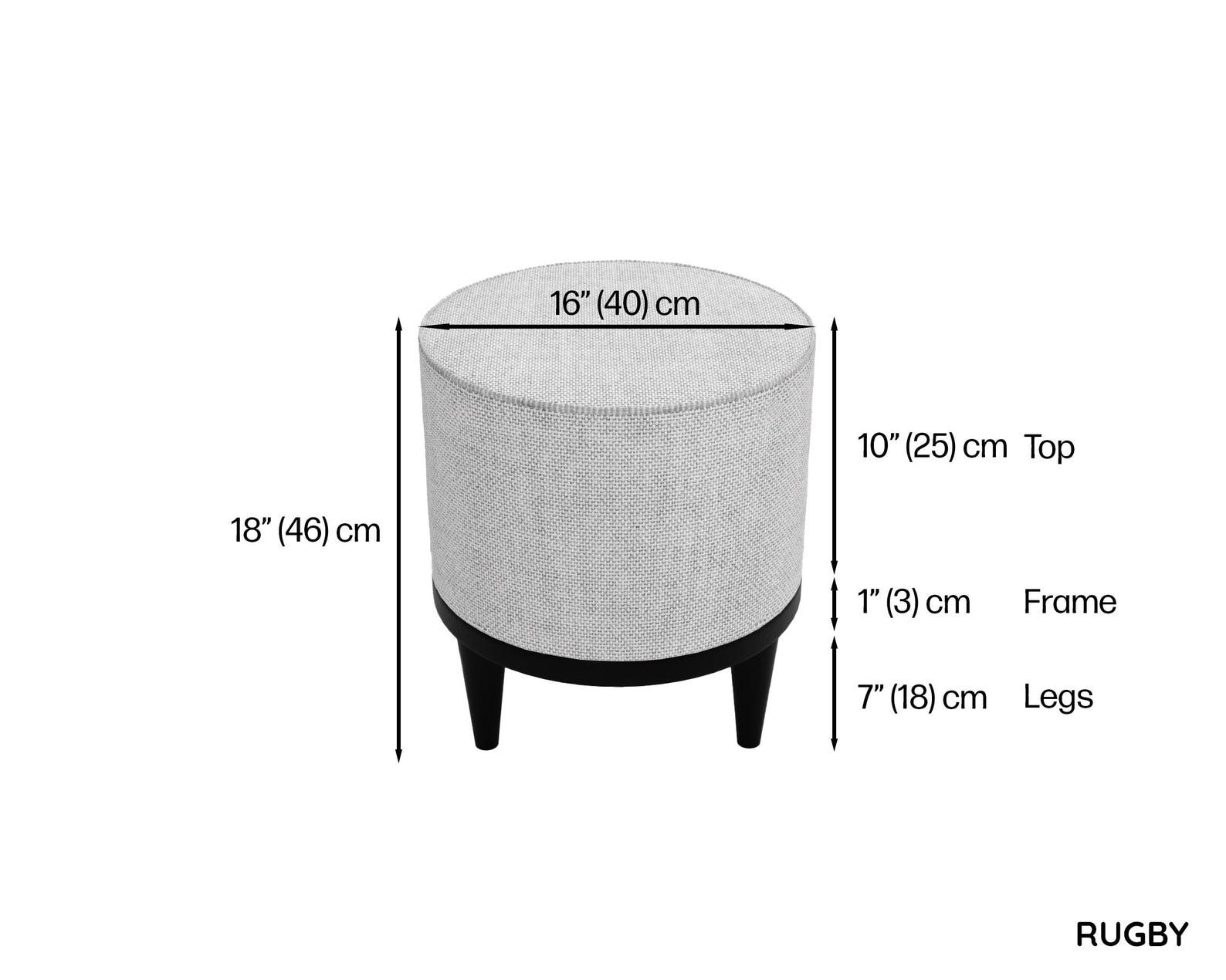 Abstract Design Pouf, Red Color Stool, Round Footstool, Printed ...