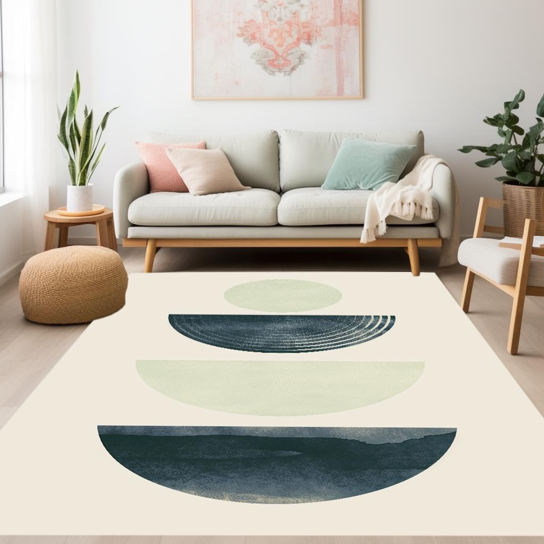 Classic Art Rug, Cool Print Rug, Handmade Rug, Seasonal Rug, Timeless ...