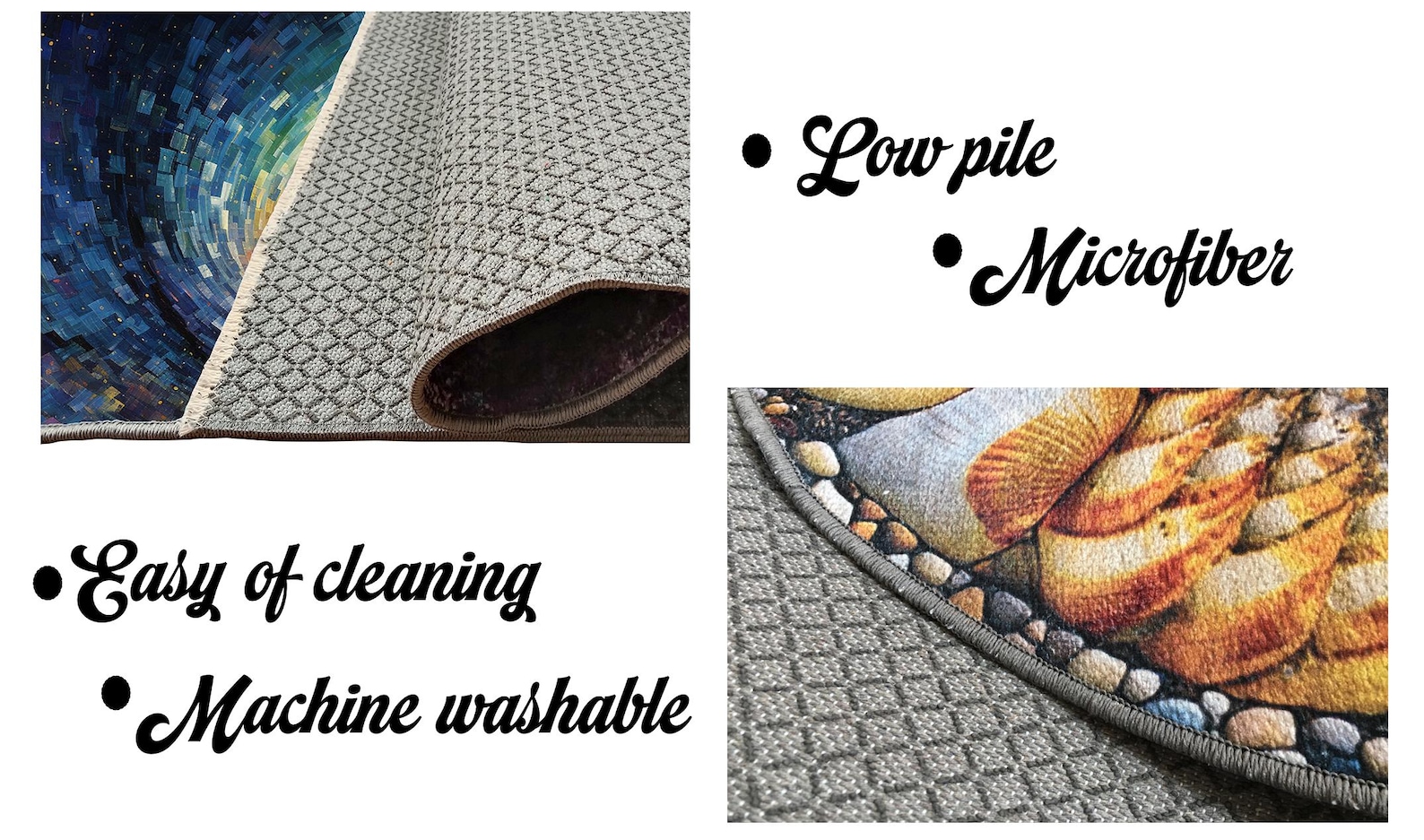 Ocean Themed Rug, Sea Turtle Print Rug, Round Rug, Pictorial Rug ...