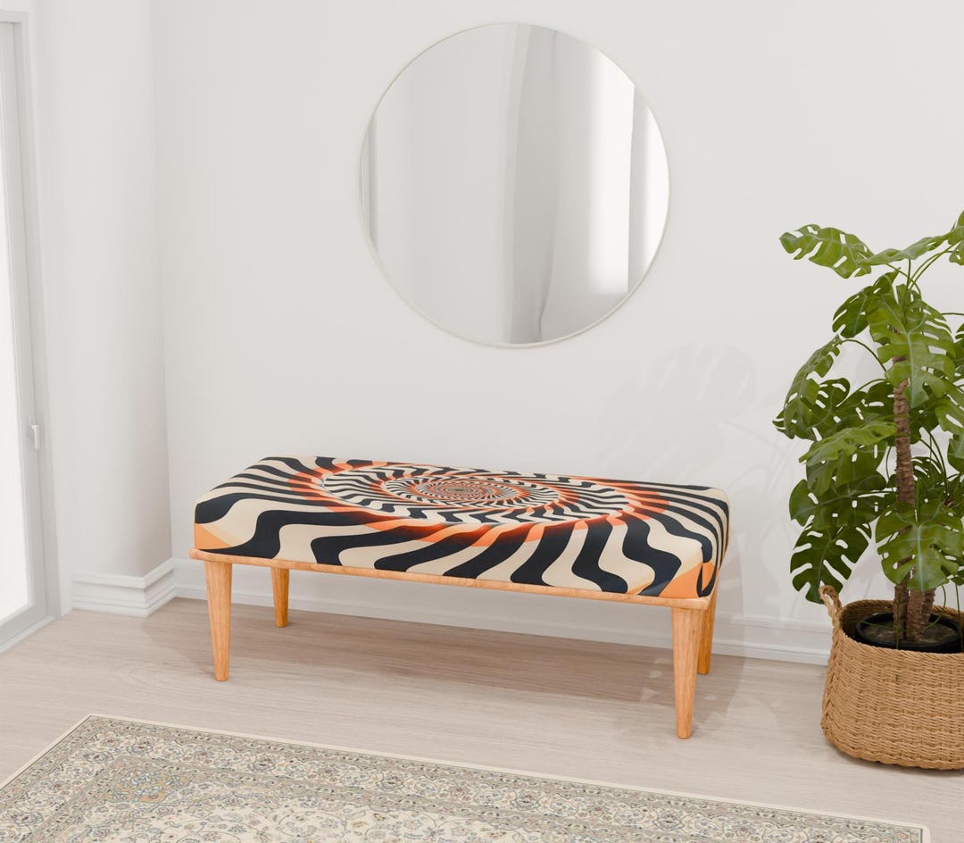 Farmhouse Bench, Housewarming Bench, Hallway Bench, Ottoman Long Seat ...