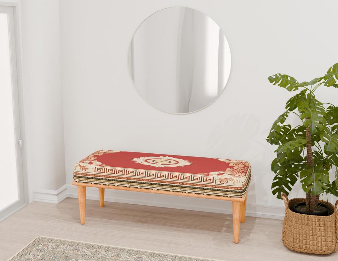 Vintage Style Bench, Ethnic Design Bench, Premium Bench, Ottoman ...