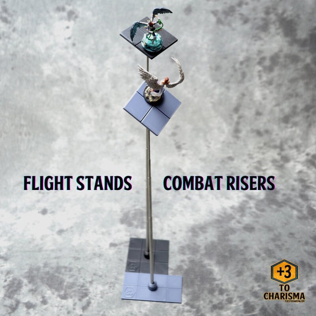 Telescoping Flight Stand | Combat Riser | Tabletop Gaming Accessories ...
