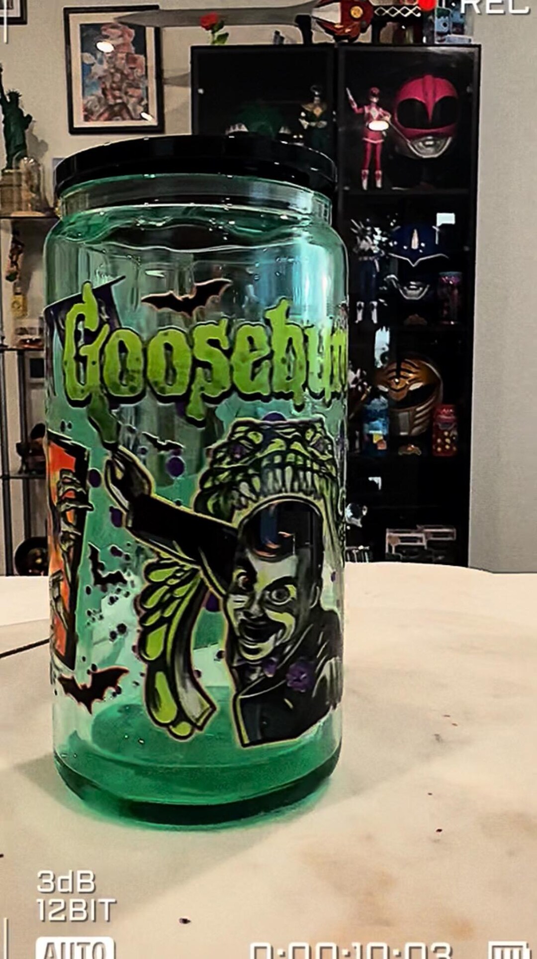 Goosebumps Books Show (green Slime 16oz Glass Cup) - Etsy