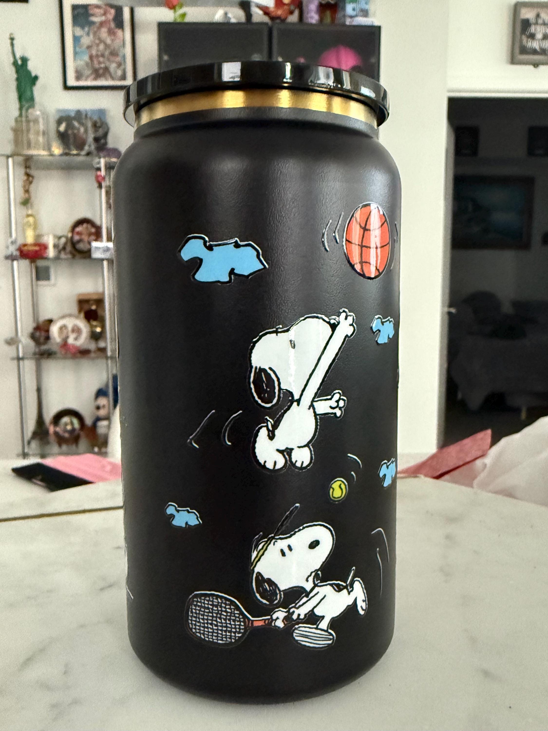 Snoopy Steel Insulated 16 Ounce Cup - Etsy