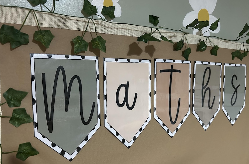 Classroom Display Titles - Polka Bunting *DIGITAL DOWNLOAD - Etsy UK