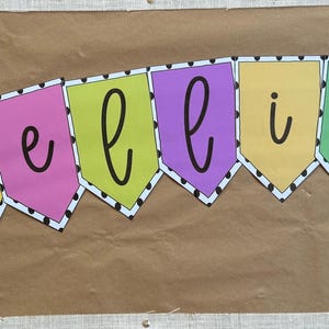 Classroom Display Titles - Polka Bunting *DIGITAL DOWNLOAD - Etsy UK