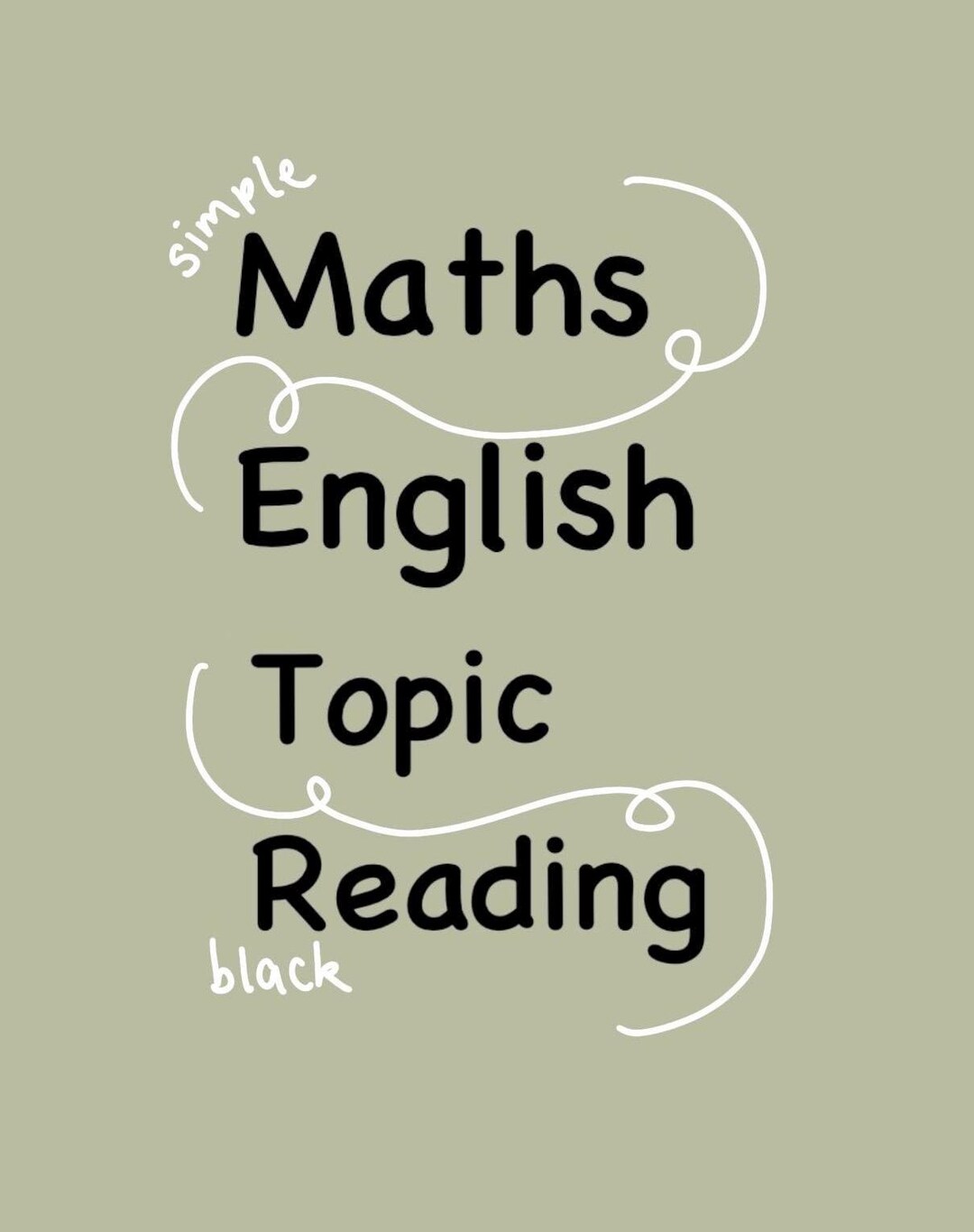 Classroom Display Titles - Simple Lettering *DIGITAL DOWNLOAD - Etsy