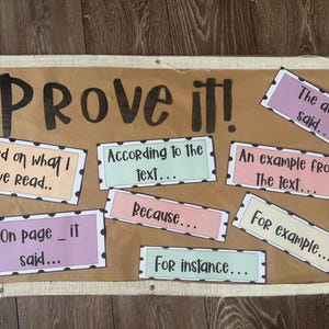 Prove It Reading Prompt Display *DIGITAL DOWNLOAD - Etsy