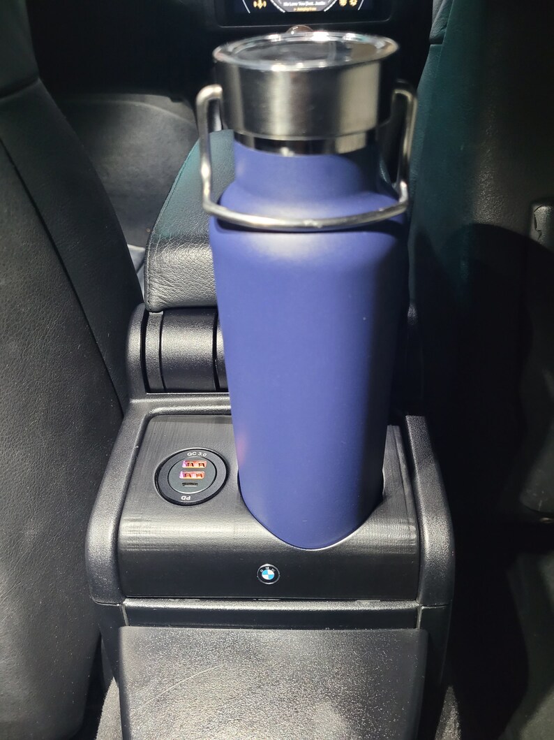 BMW E46 Cup Holder With USB Charger - Etsy