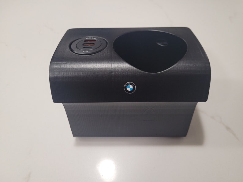 BMW E46 Center Console Cup Holder With USB Charger - Etsy