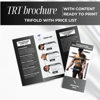 Bio-identical Hormone Replacement Therapy Flyer, Bhrt Brochure, Hormone ...
