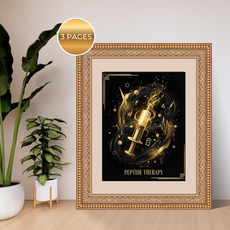 Peptide Therapy Wall Art, Peptide Posters, Peptide Therapy Posters ...