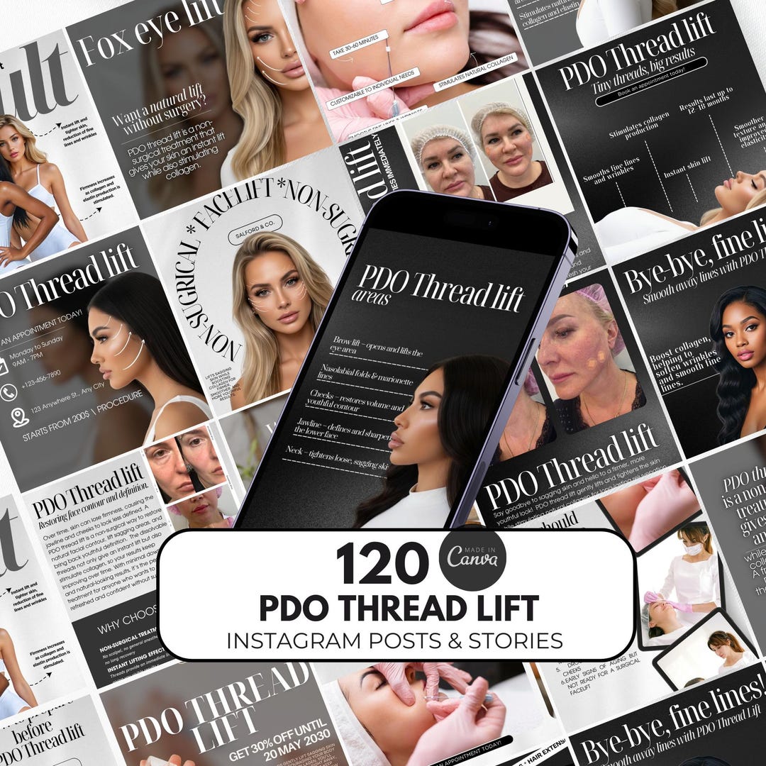 PDO Threads Instagram Canva Templates | Nurse Injector Instagram ...